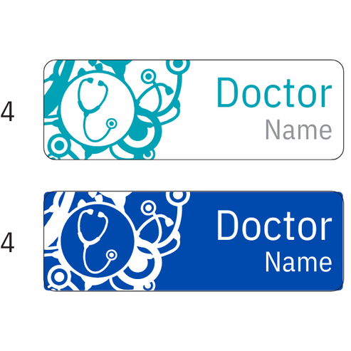 Custom Doctor Name Badges 75mm x 25mm | Made in Australia – Patrick ...