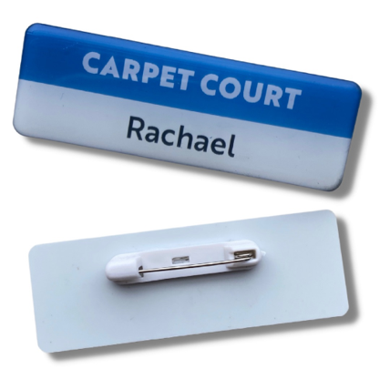 Custom Made Name Badges 75mm x 25mm | Made in Australia